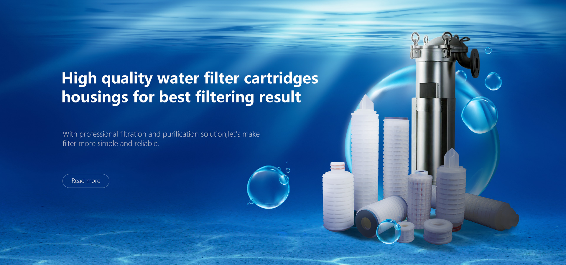 Water Filter Cartridges, Filter Housing Manufacturer | Lvyuan